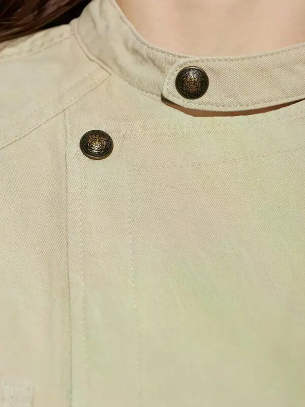MARANT ETOILE Belted Long-sleeve Jumpsuit - Neutrals