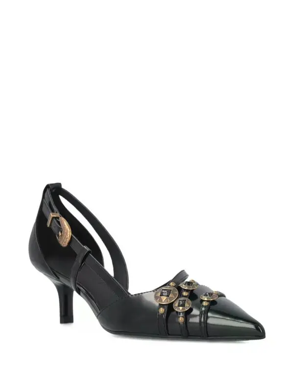 Pinko Strap Detail Kitten Heel Pumps