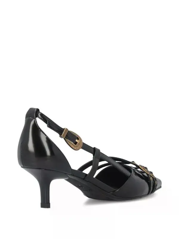 Pinko Strap Detail Kitten Heel Pumps
