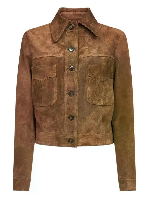 BLANCA VITA Button Flap Pocket Coat