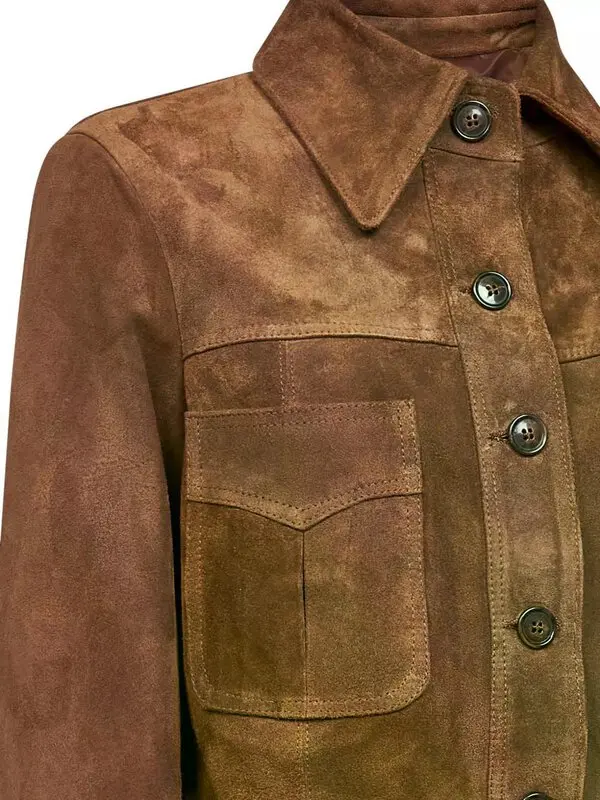 BLANCA VITA Button Flap Pocket Coat