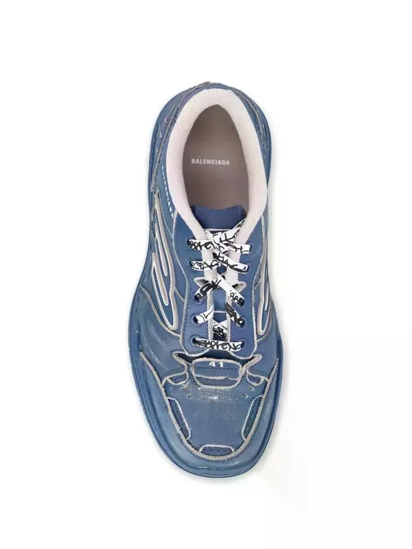 Balenciaga Hamptons Sneakers - Blue
