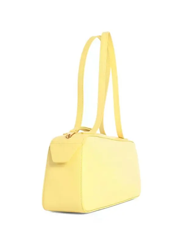 Khaite Simona Leather Shoulder Bag - Yellow