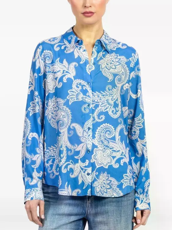 L'Agence Holly Floral Blouse