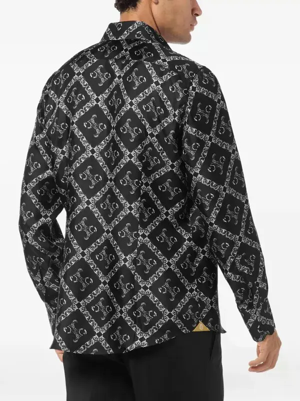 BILLIONAIRE Monogram Print Shirt