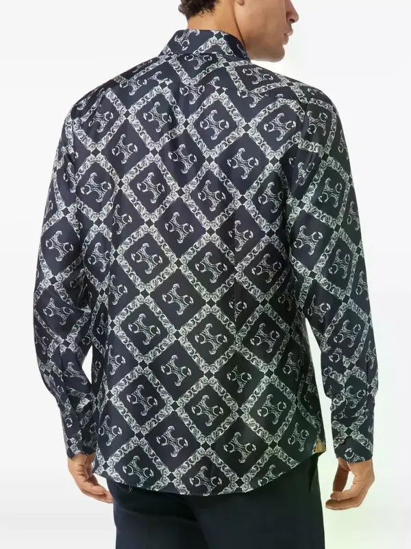 BILLIONAIRE Monogram Print Shirt