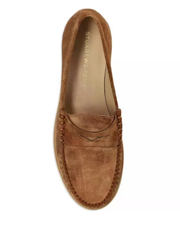 STUART WEITZMAN Lottie Loafers - Brown