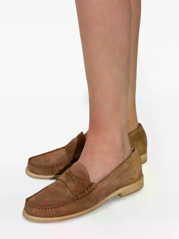 STUART WEITZMAN Lottie Loafers - Brown