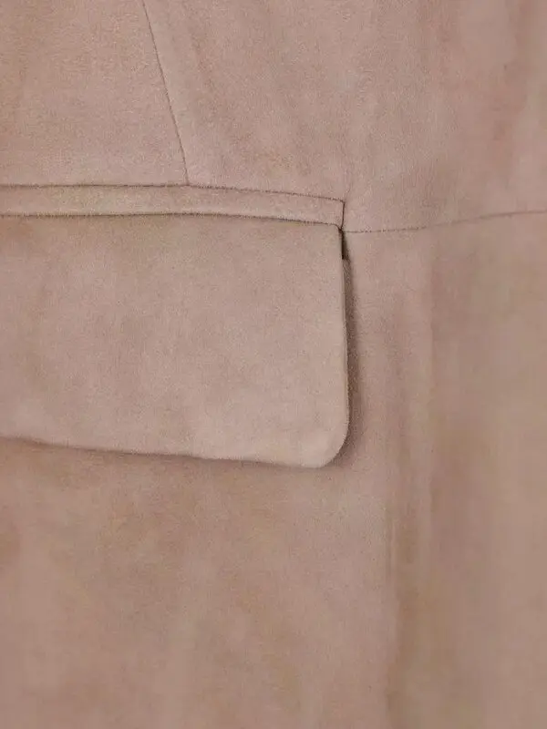Brunello Cucinelli Suede Single-breasted Blazer