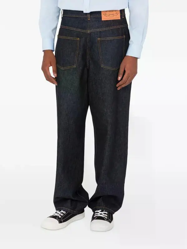 Moschino Cotton Jeans With Tonal Stitching