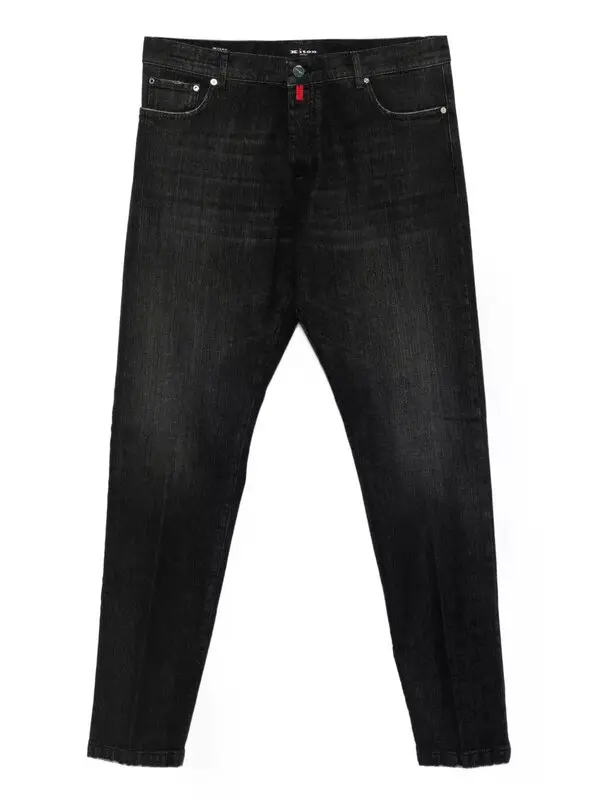 Kiton Faded Five-pocket Jeans