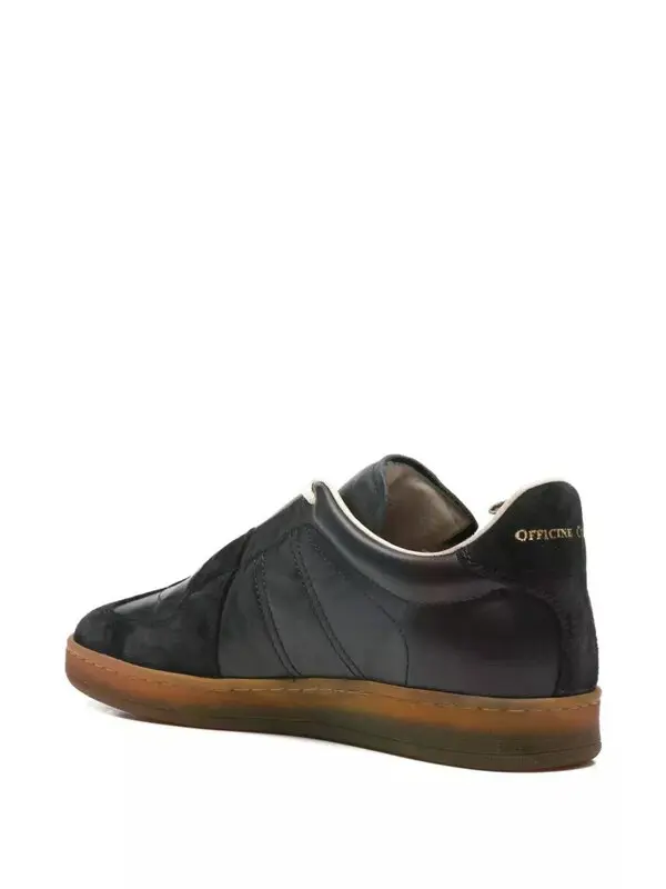Officine Creative Panelled Lace-up Low-top Sneakers - Black