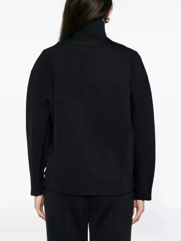 Max Mara Zip-up Sweatshirt - Blue
