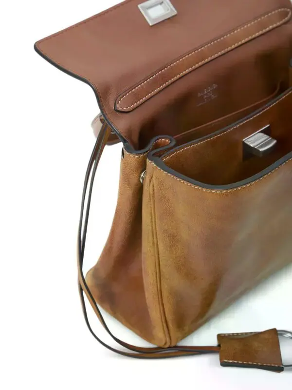 Balenciaga Small Rodeo Leather Tote Bag - Brown