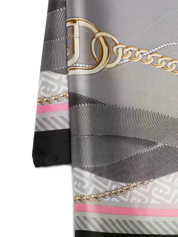 Liu Jo Chain Graphic Scarf