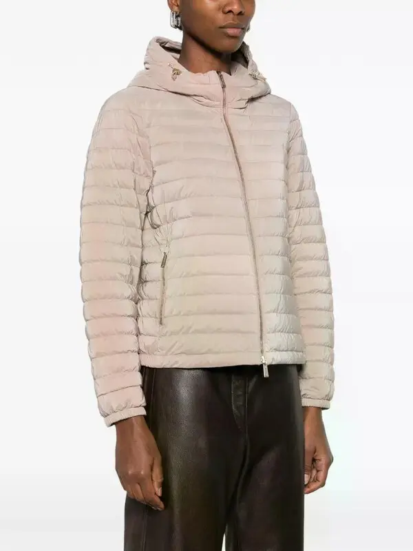 MOORER Jacket With Hood - Neutrals