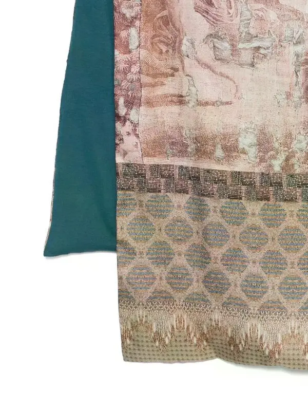 PIERRE-LOUIS MASCIA Printed Border Scarf