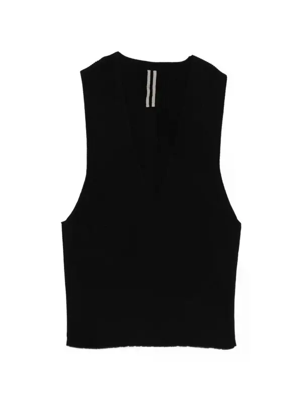 Rick Owens Knitted Vest - Black