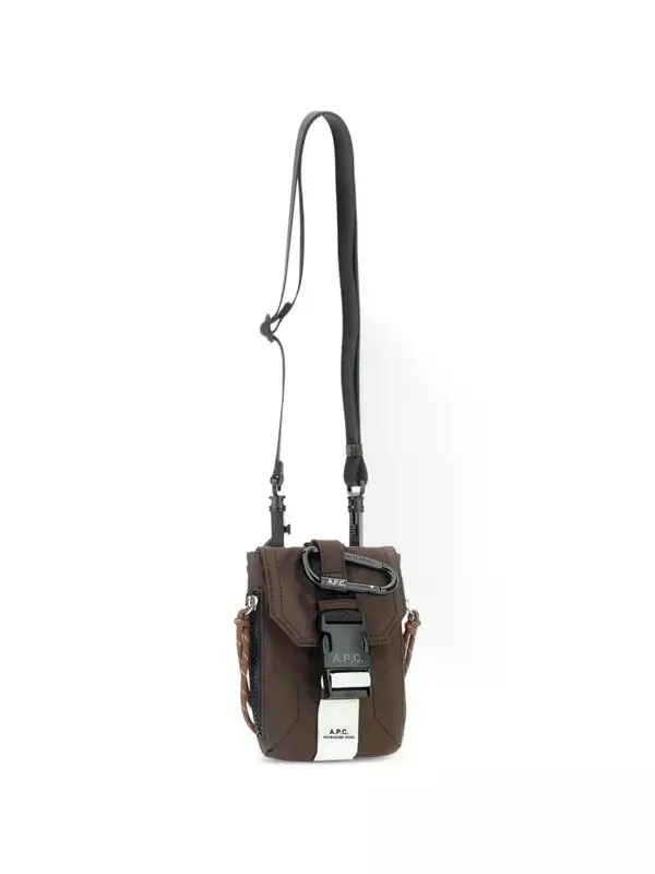 A.p.c. Flap Messenger Bag With Climbing Rope Detail