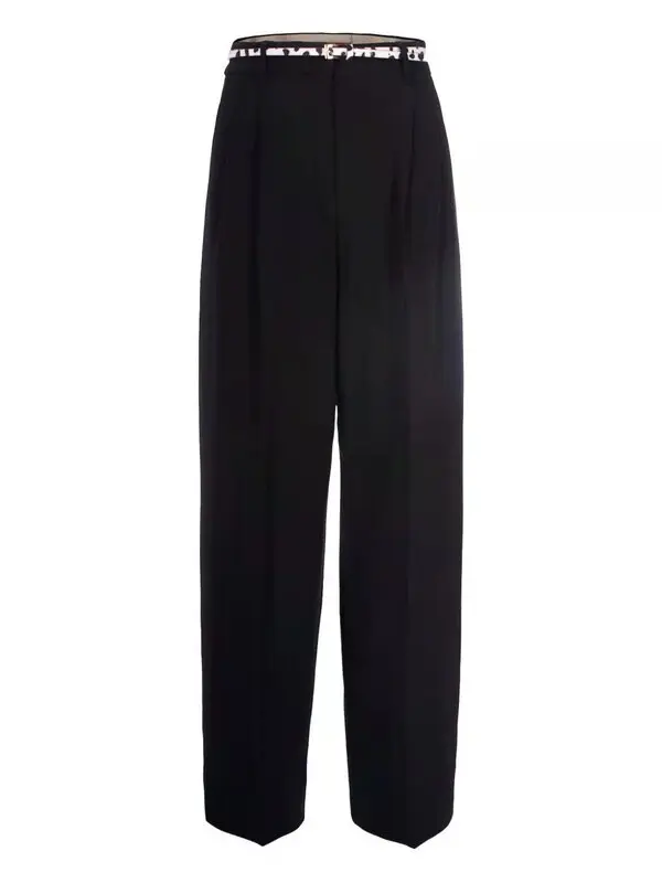 Max Mara Belted Wide Leg Trousers