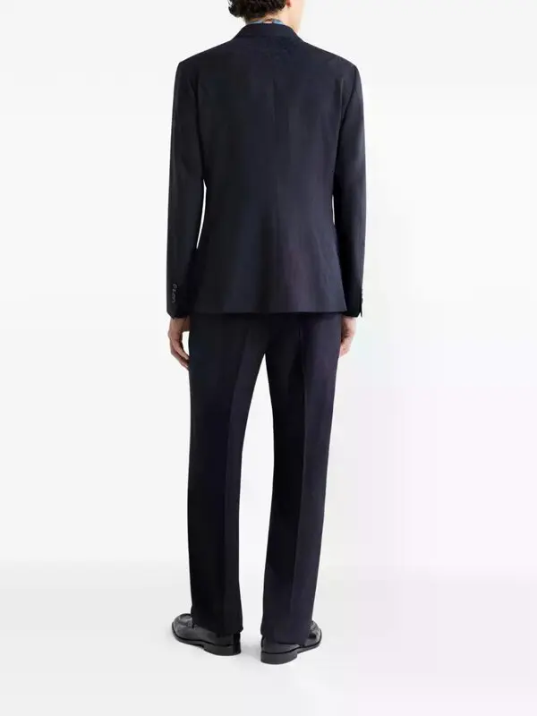 Etro Jacquard Single-breasted Blazer - Blue