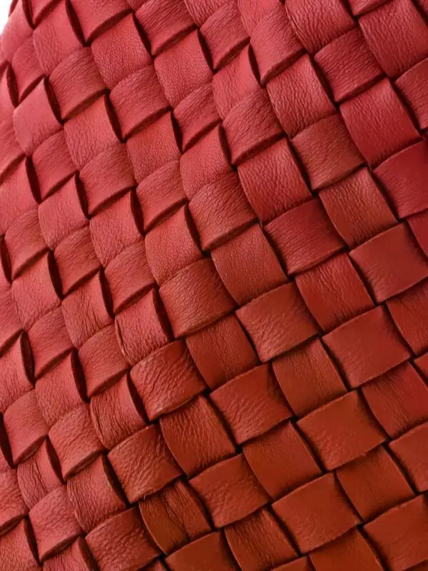 Bottega Veneta Cabat Intrecciato Nappa Medium Tote Bag - Red