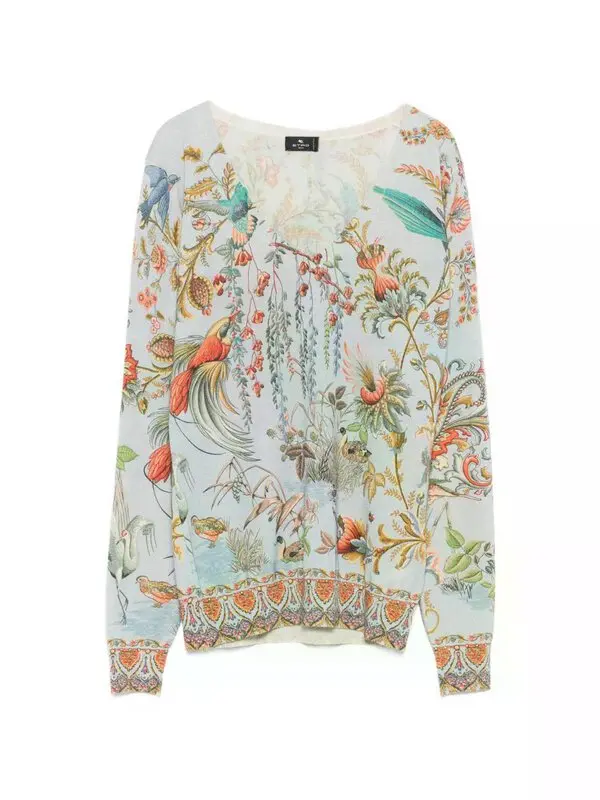 Etro Floral-patterned Sweater