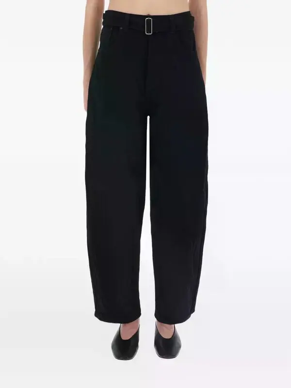 Studio Nicholson Belted Trousers - Black