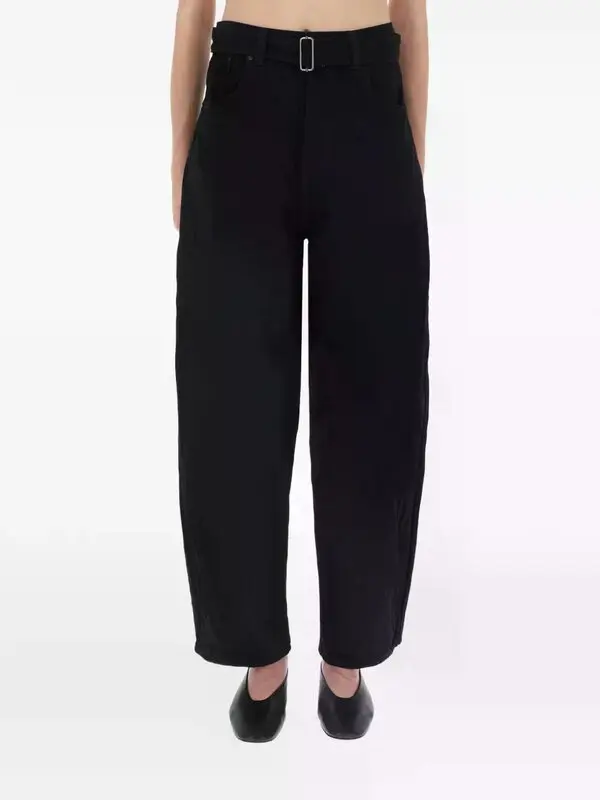 Studio Nicholson Belted Trousers - Black
