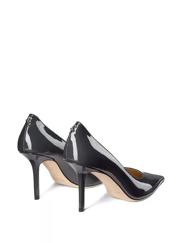 JIMMY CHOO Love 85 Pointed-toe Pumps - Grey