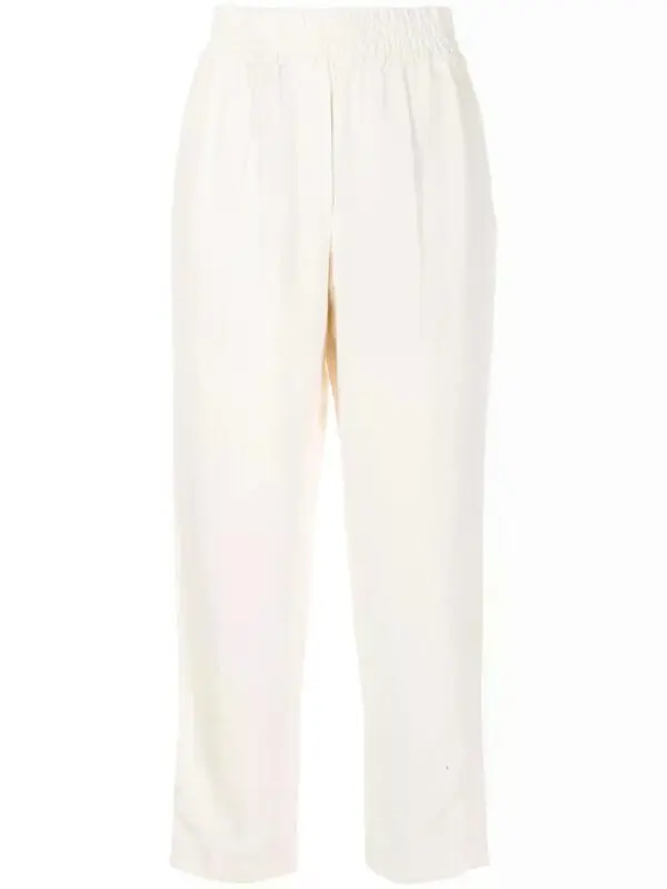 Brunello Cucinelli High-waisted Linen Trousers