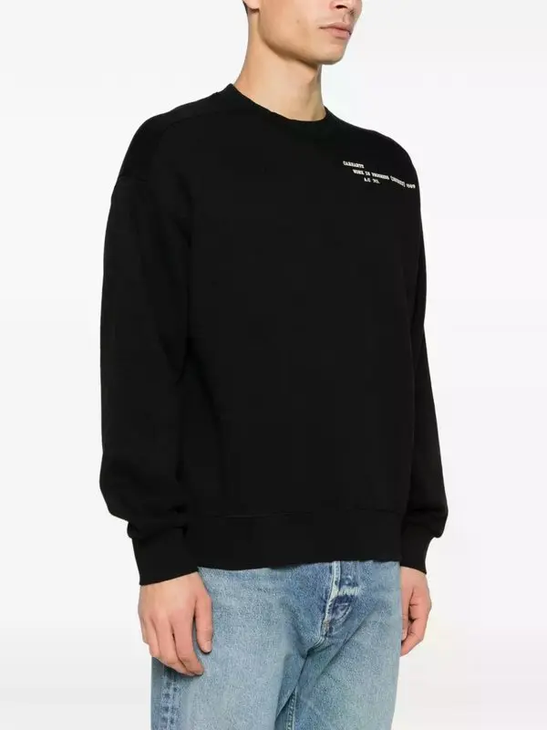 Carhartt Work In Progress Punched Sweatshirt - Black