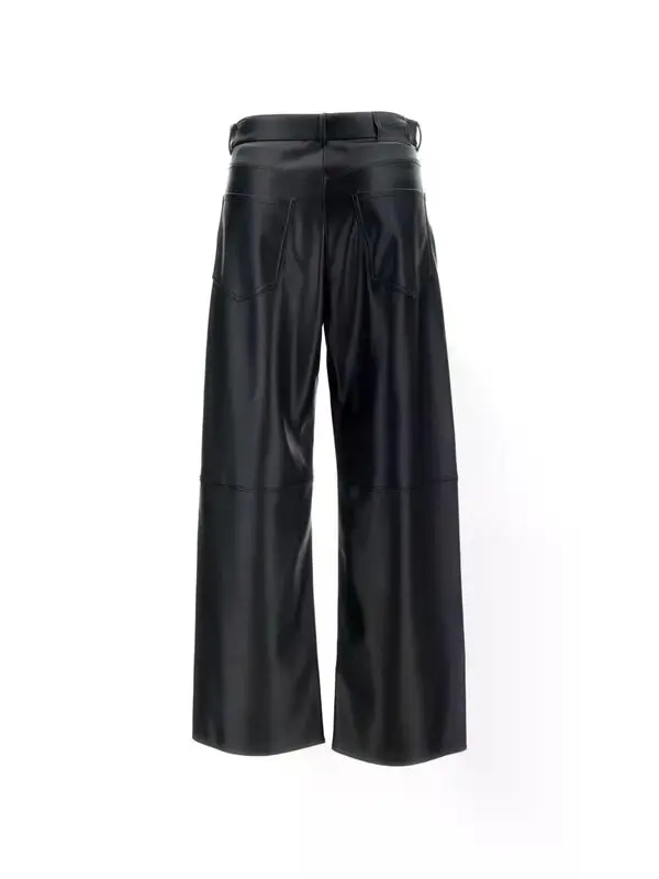Max Mara Faux-leather Trousers