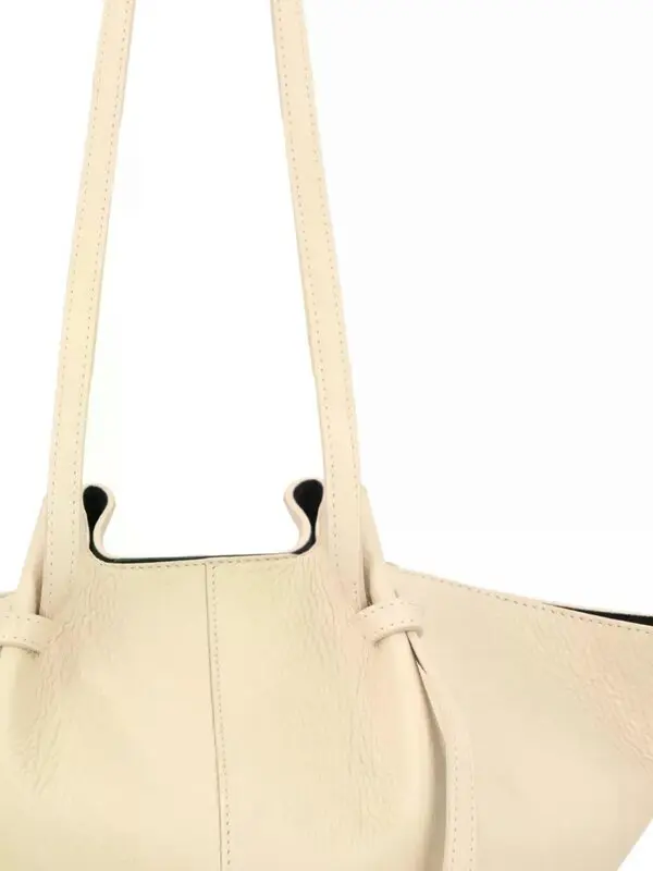 Yuzefi Mochi Leather Shoulder Bag - Neutrals