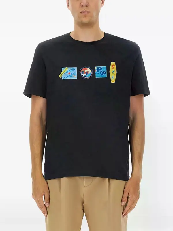 Paul Smith Graphic T-shirt - Black