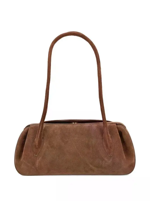 Yuzefi Oyster Shoulder Bag - Brown