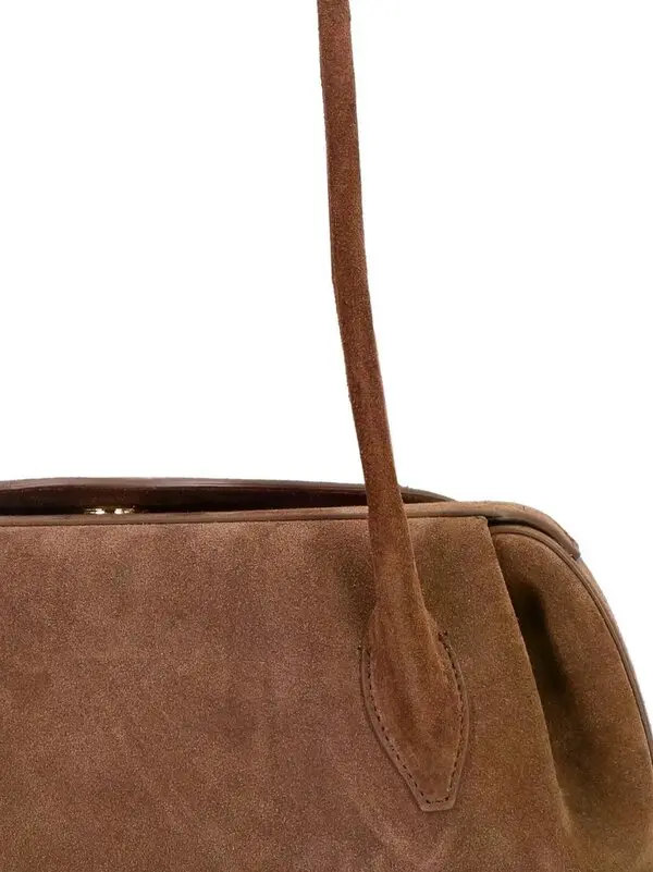 Yuzefi Oyster Shoulder Bag - Brown