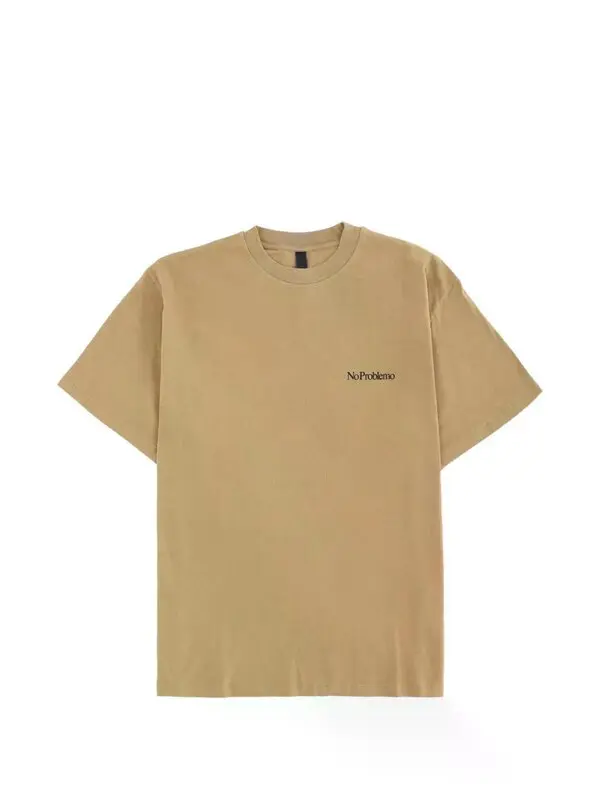 NO PROBLEMO Logo T-shirt - Neutrals