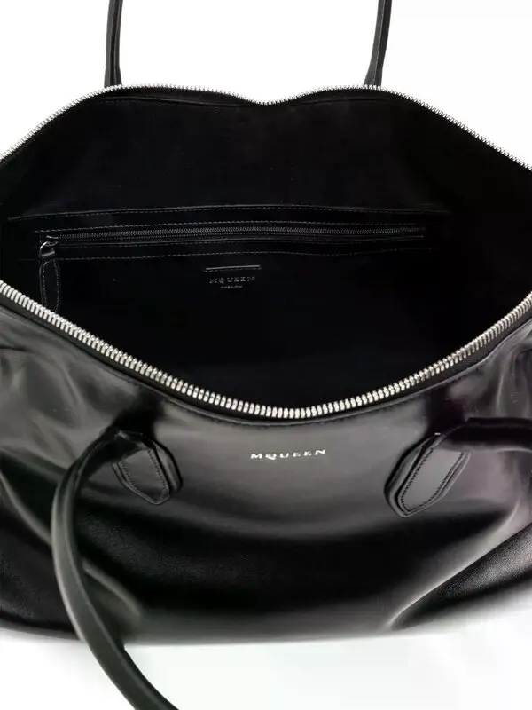 Alexander McQueen Manta Tote Bag - Black