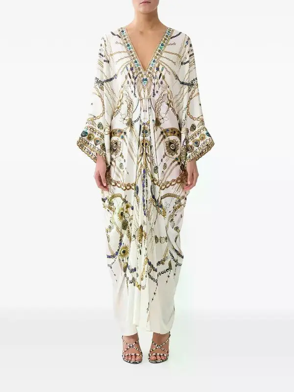 Camilla Chain-print Maxi Dress