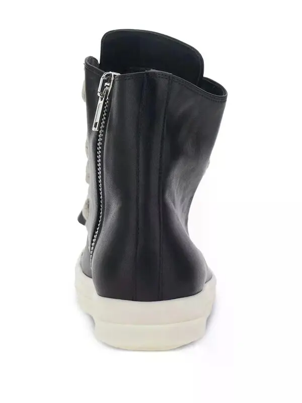 Rick Owens Eyelet Lace-up High-top Sneakers