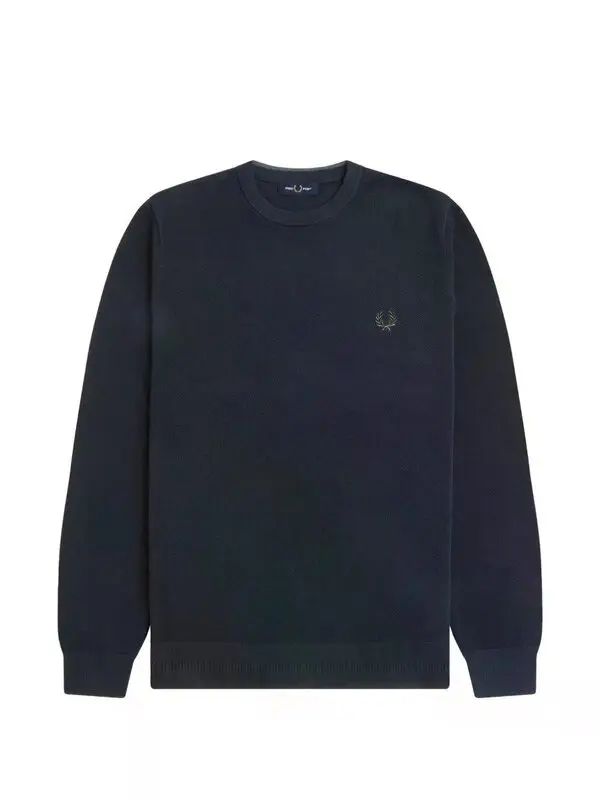 Fred Perry Logo-embroidered Sweater