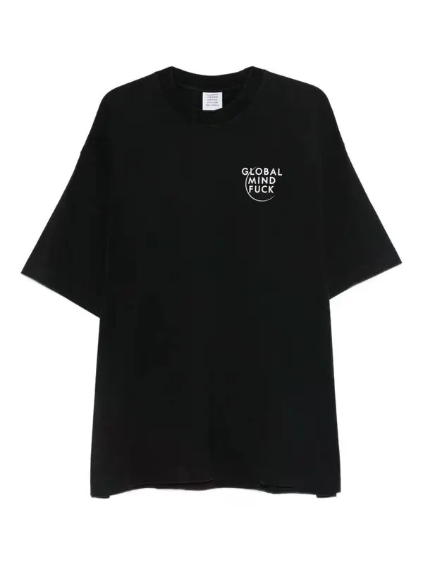 Vetements Printed T-shirt - Black
