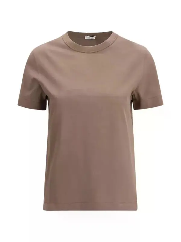 Brunello Cucinelli Crew-neck T-shirt - Brown
