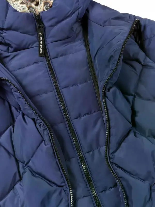 Etro Quilted Hooded Coat