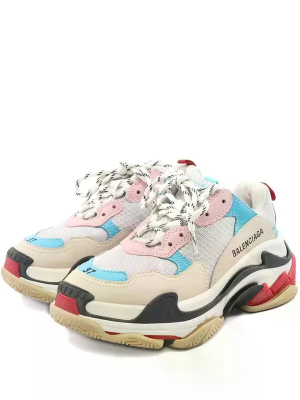 Balenciaga Triple S Leather Sneakers