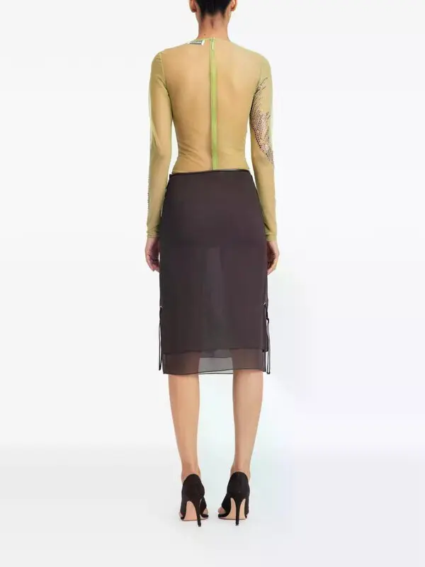 16Arlington Darwin Mesh Embellished Top