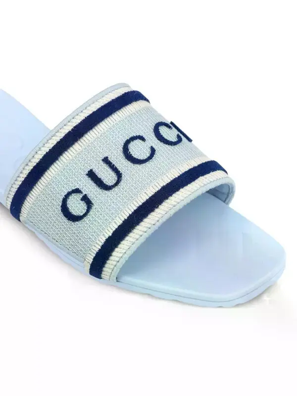 Gucci Logo-stripe Sandals