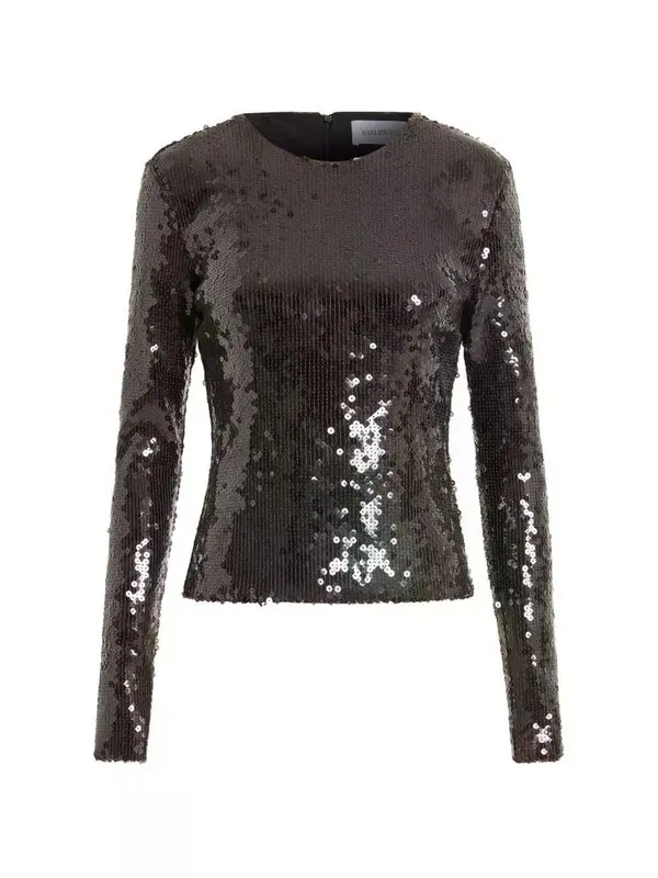 16Arlington Tanith Sequin Top - Black