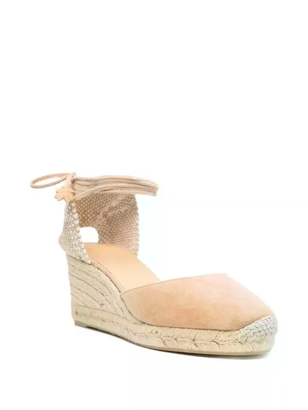 CastaÑer Carina Ankle Tie Espadrilles - Neutrals